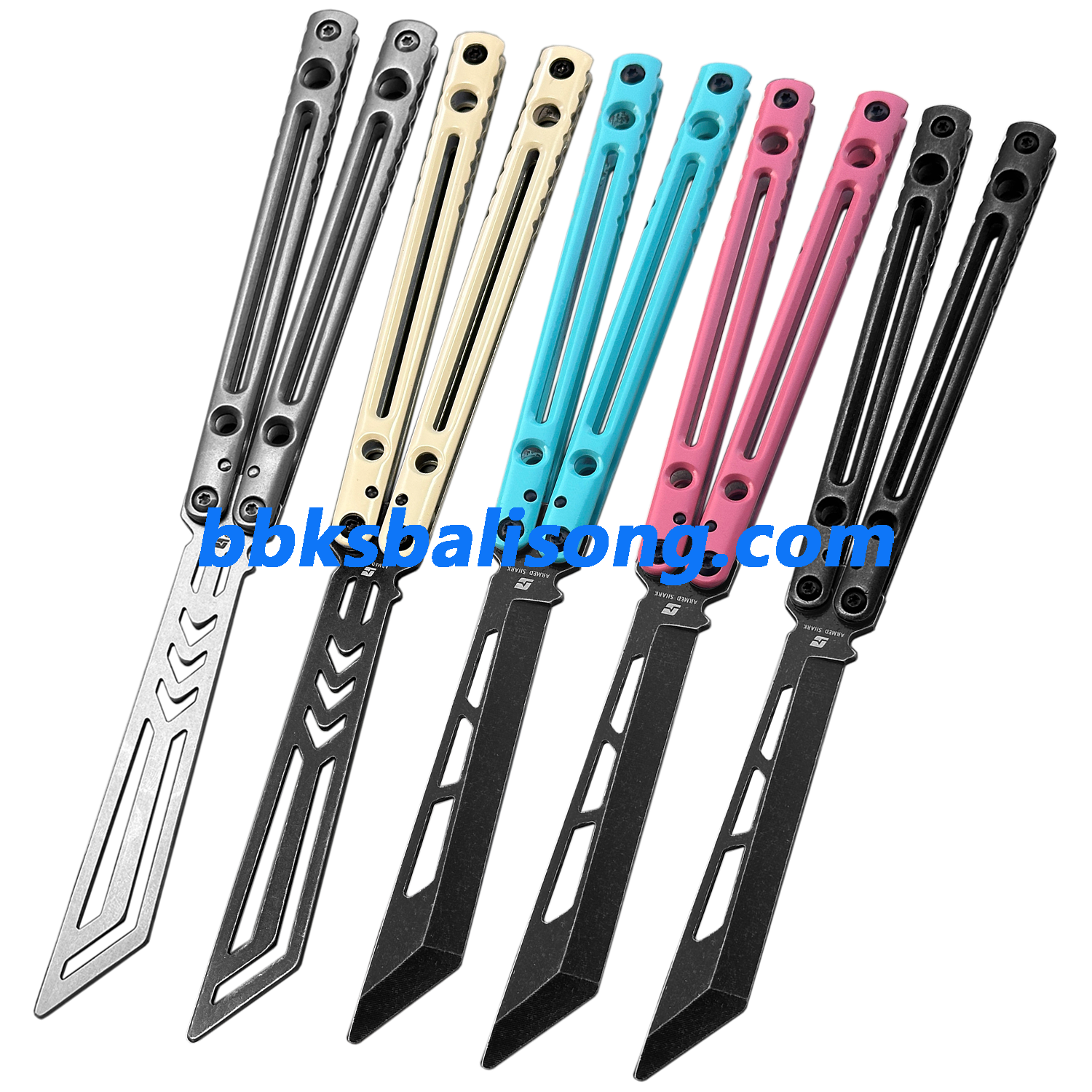 ARMED SHARK Danger Wanderer Balisong Trainer Bushings System Stainless ...