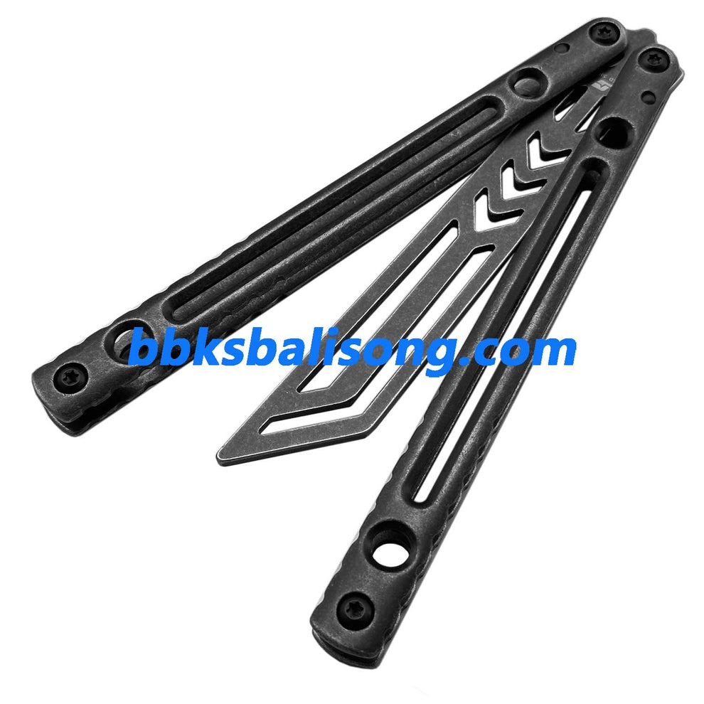 ARMED SHARK Danger Wanderer Balisong Trainer Bushings System Stainless ...