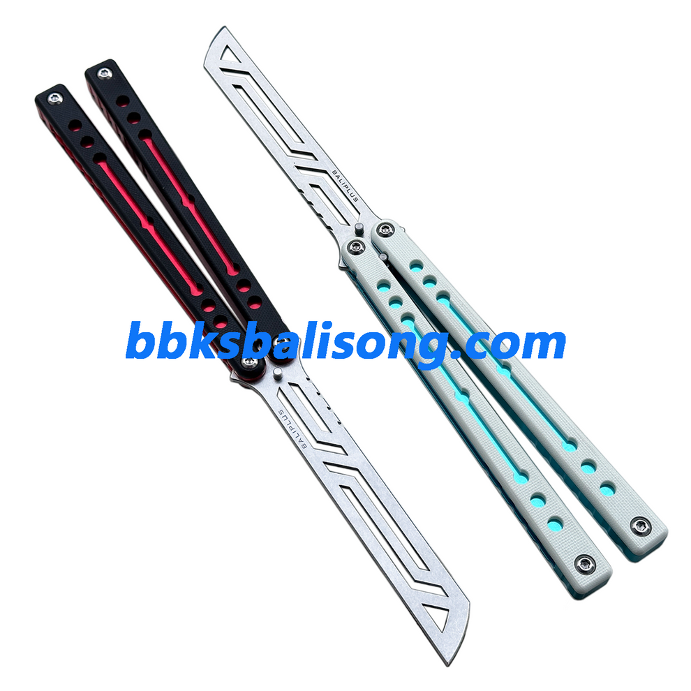 Baliplus Nautilus V2 Balisong Clone G10+7075 Aluminum Handle ...