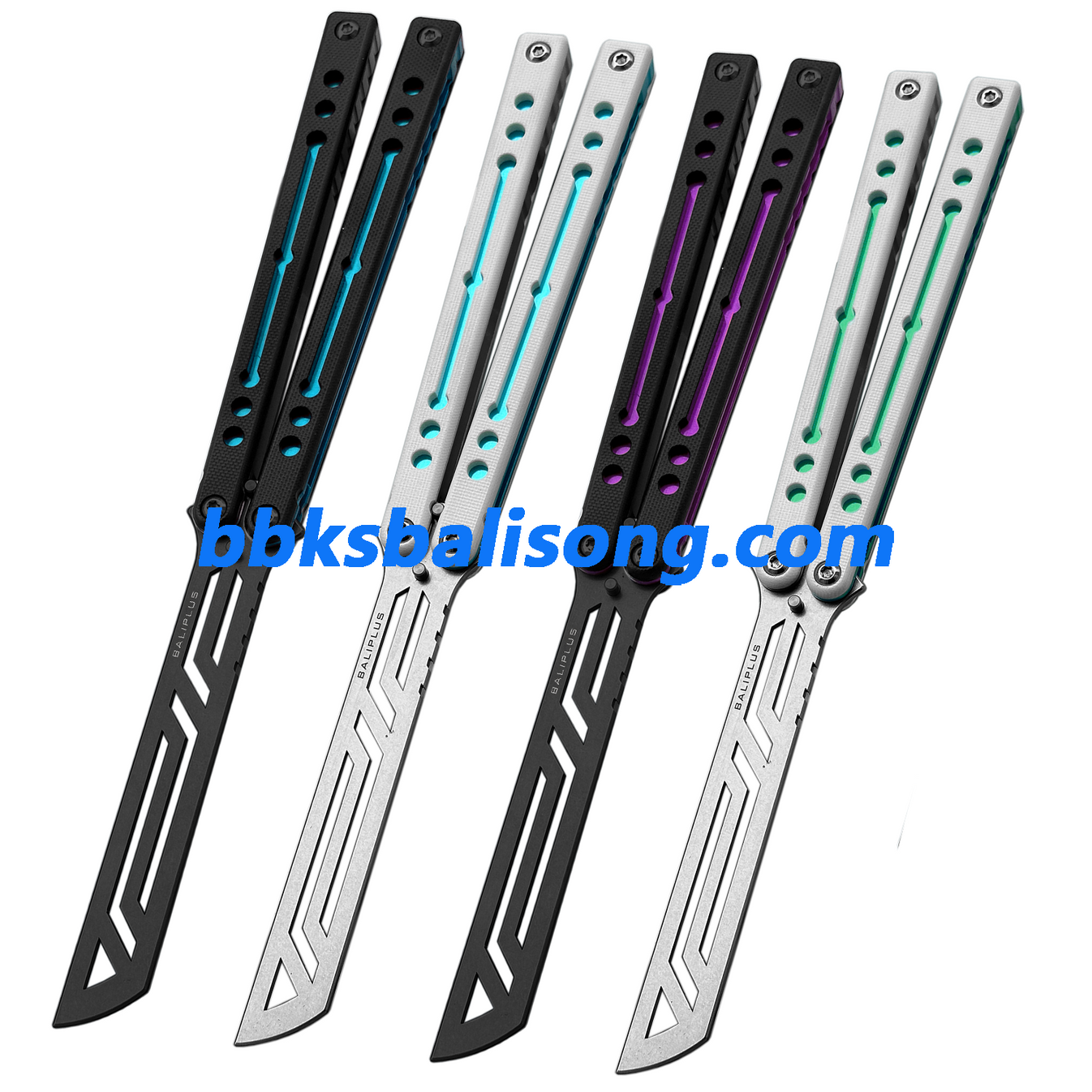Baliplus Nautilus V2 Balisong Clone G10+7075 Aluminum Handle ...