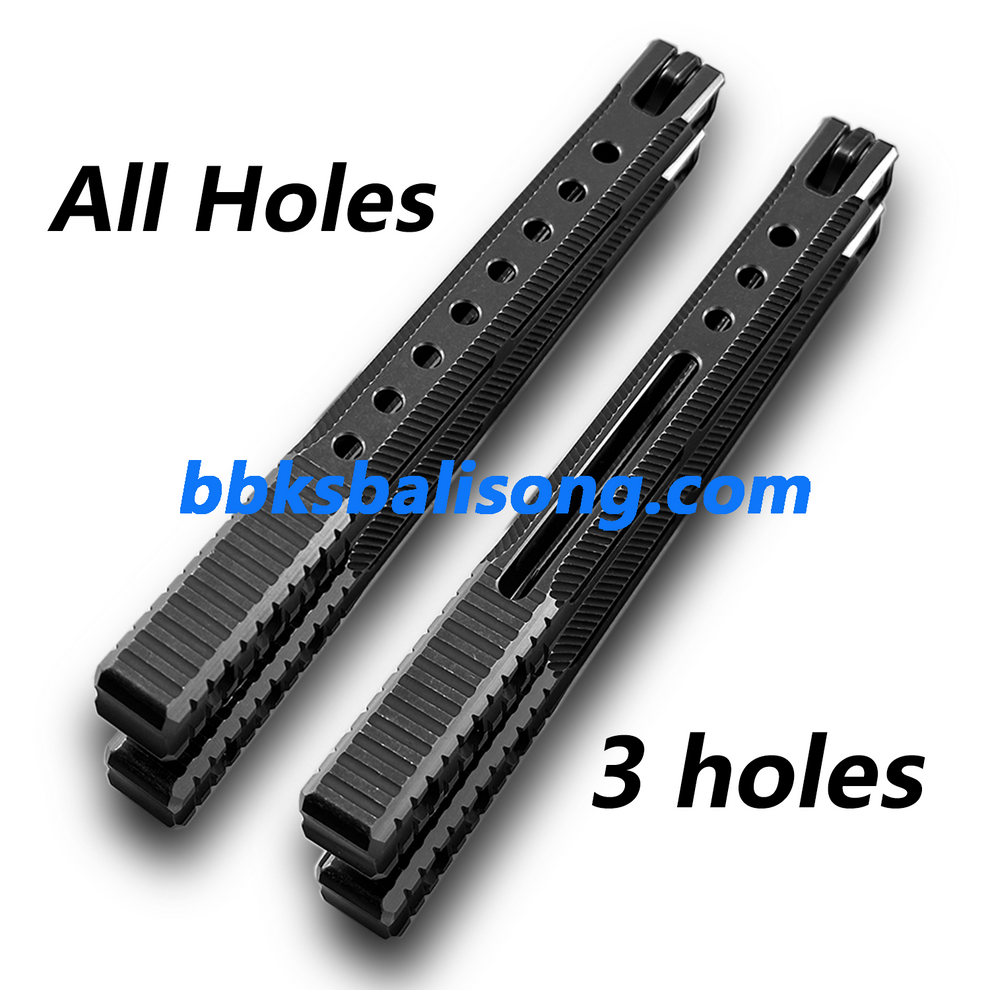 Baliplus Orca V1.5 Balisong Clone Titanium Handle Bushings System ...