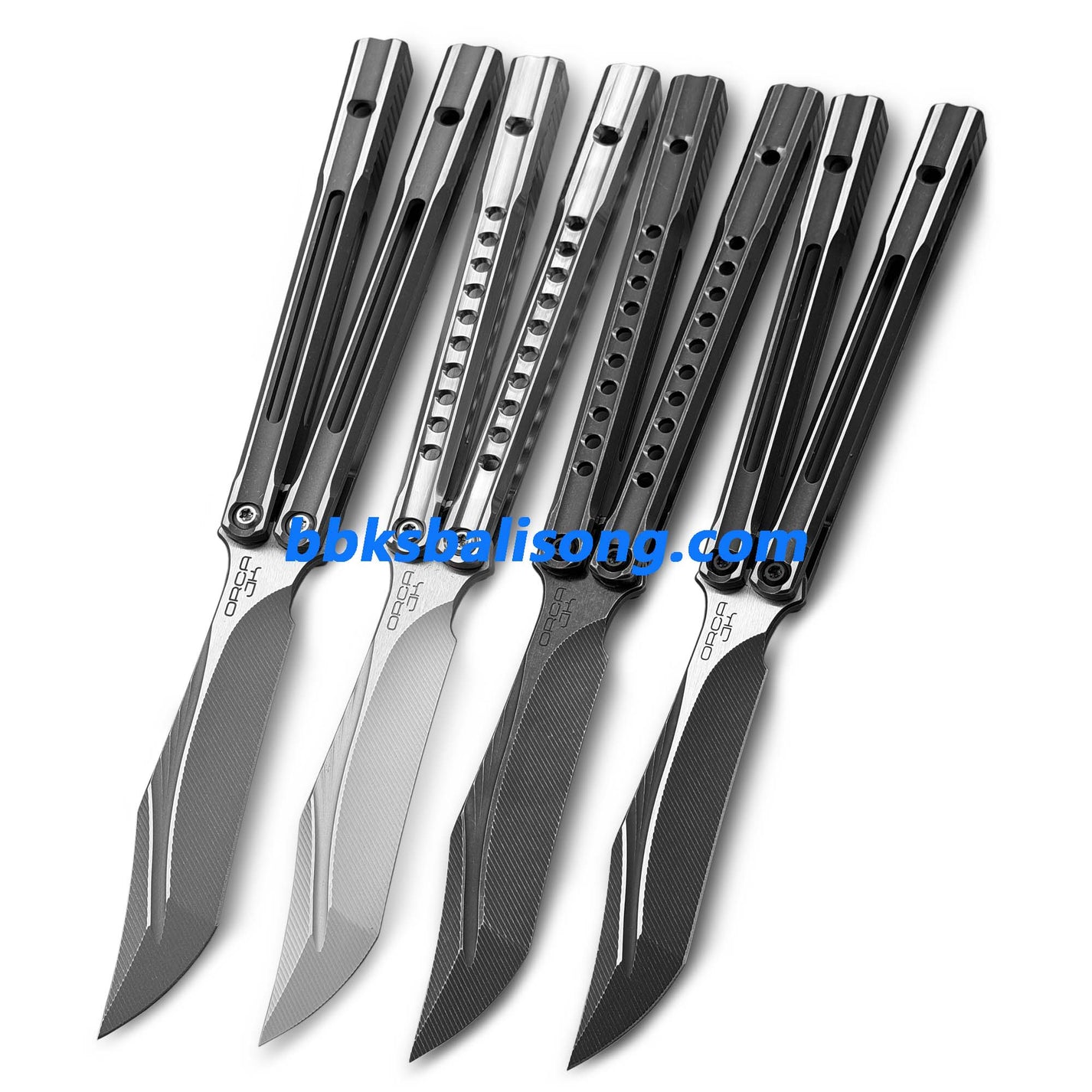 Baliplus Orca V2 Balisong Clone Titanium Handle Bushings System ...