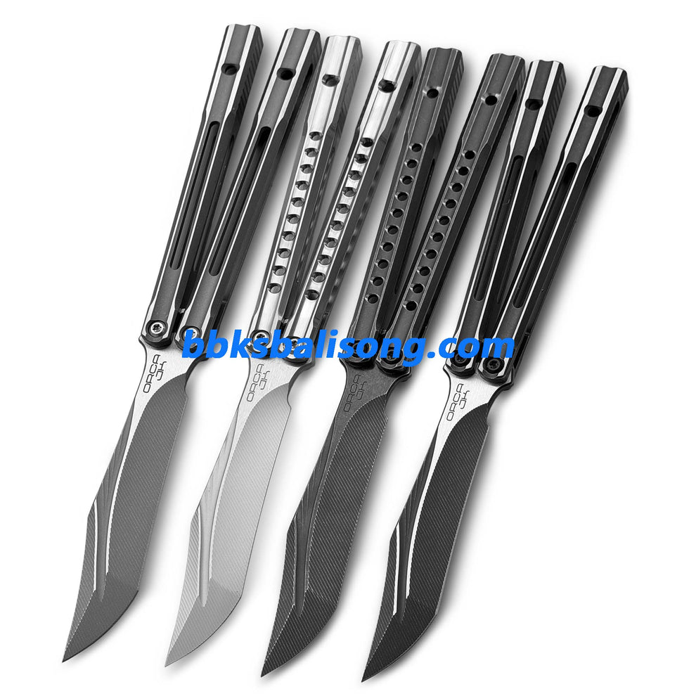 Baliplus Orca V2 Balisong Clone Titanium Handle Bushings System ...