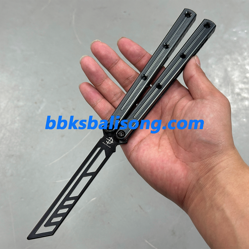 Baliplus Speed Channel Krake Raken (Kraken) V3 Balisong Trainer Clone ...