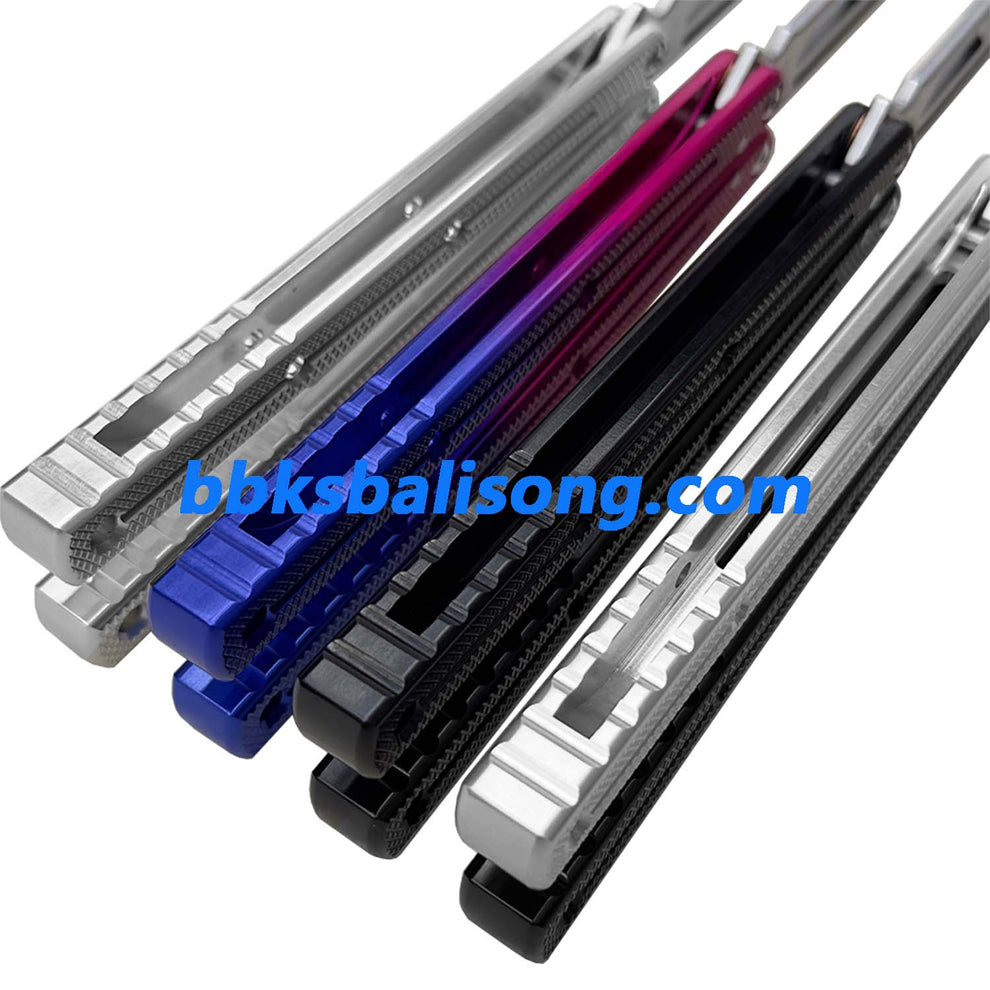 Baliplus Speed Channel Krake Raken (Kraken) V3 Balisong Trainer Clone ...