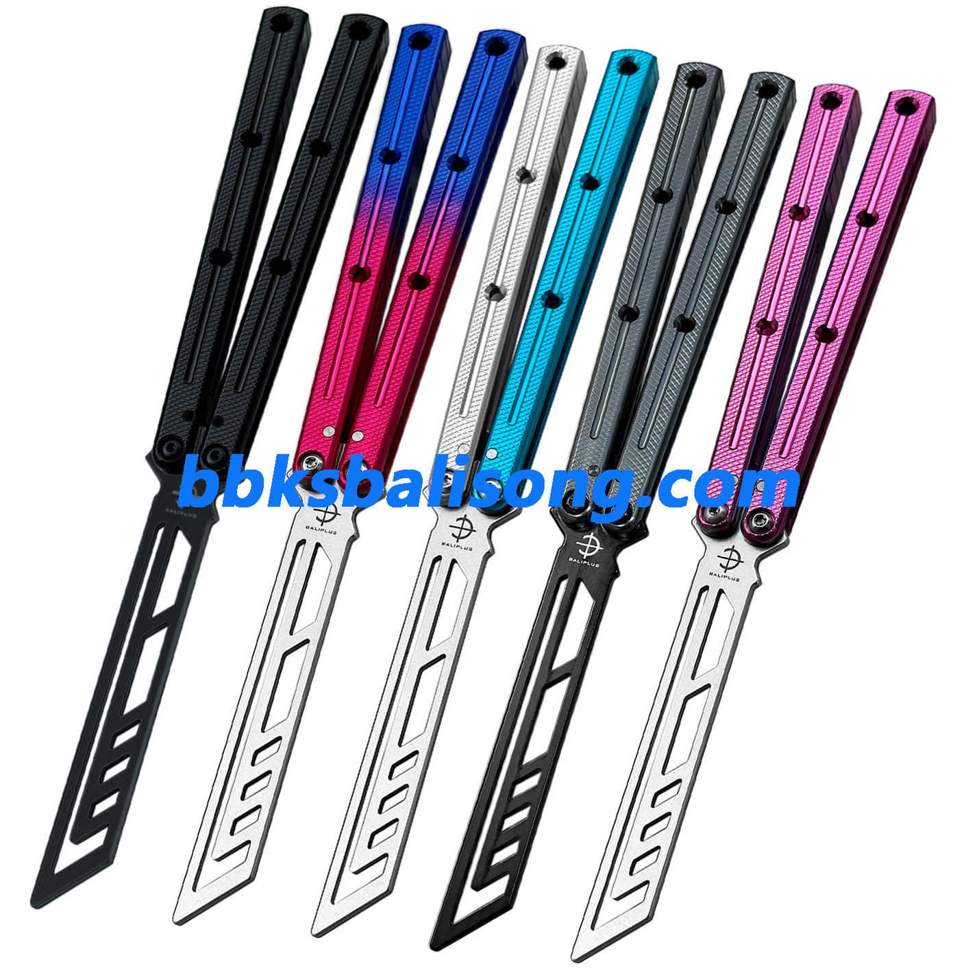 Baliplus Speed Channel Krake Raken (Kraken) V3 Balisong Trainer Clone ...