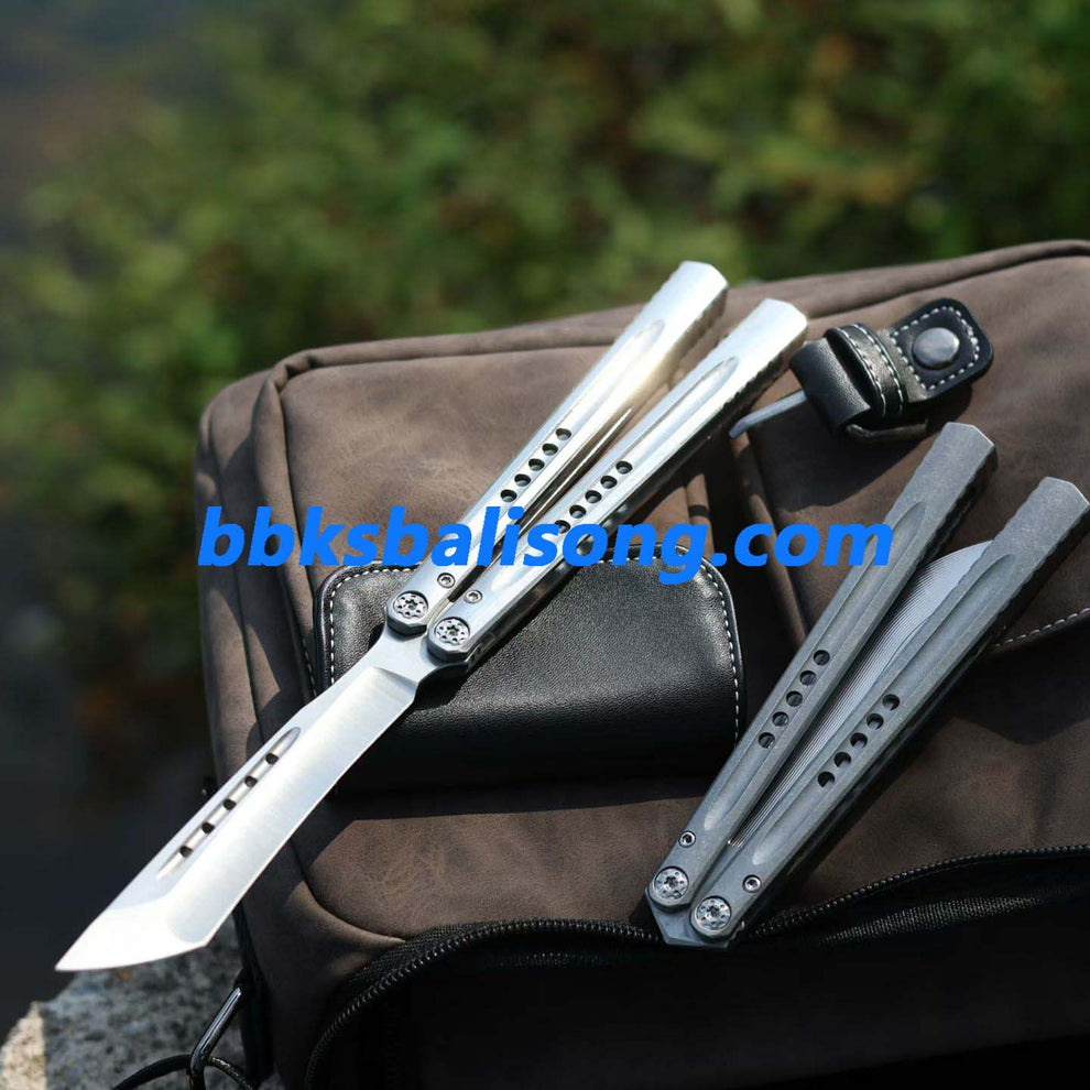 Baliplus×AKD Votum Original Balisong Titanium Handle – BBKSbalisong
