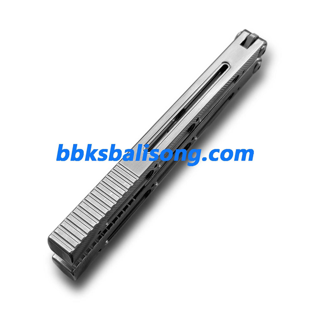 Banshu Chioni Balisong Clone Titanium Handle False Edge – BBKSbalisong