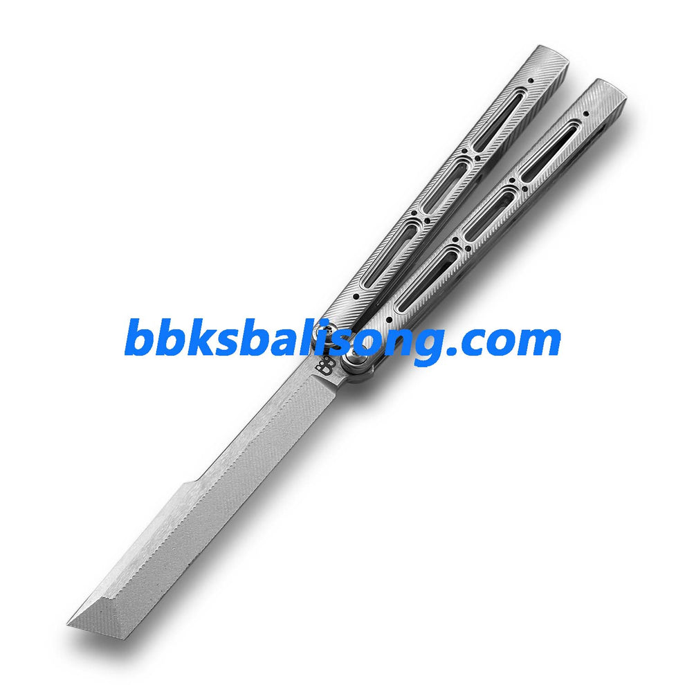 Banshu Chioni Balisong Clone Titanium Handle False Edge – BBKSbalisong