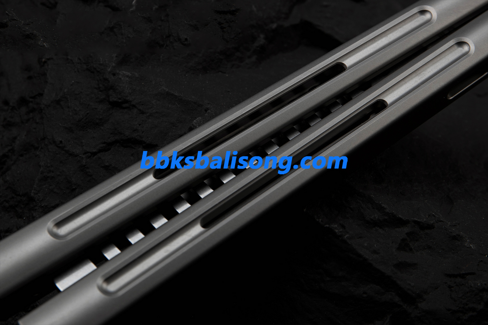 Maxace Apostle 2 Balisong M390 Steel Blade Channel Titanium Handles ...