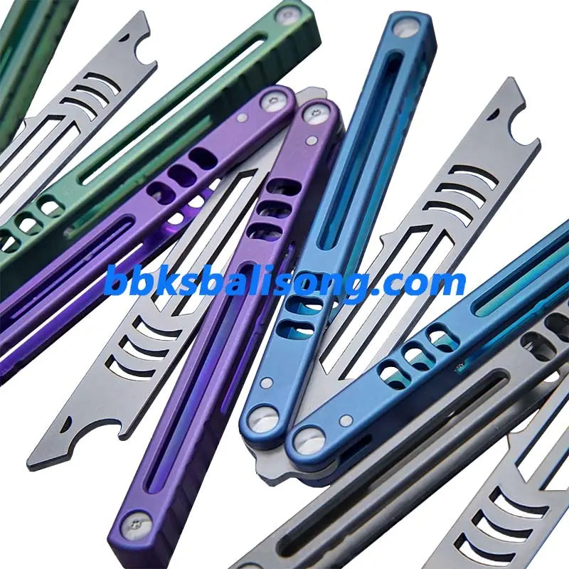 Theone Titanium Madko (Mad Mako) Balisong Trainer Clone - BBKSbalisong
