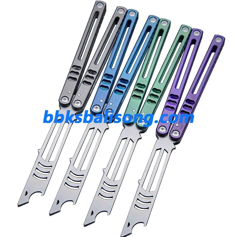 Theone Titanium Madko (Mad Mako) Balisong Trainer Clone - BBKSbalisong
