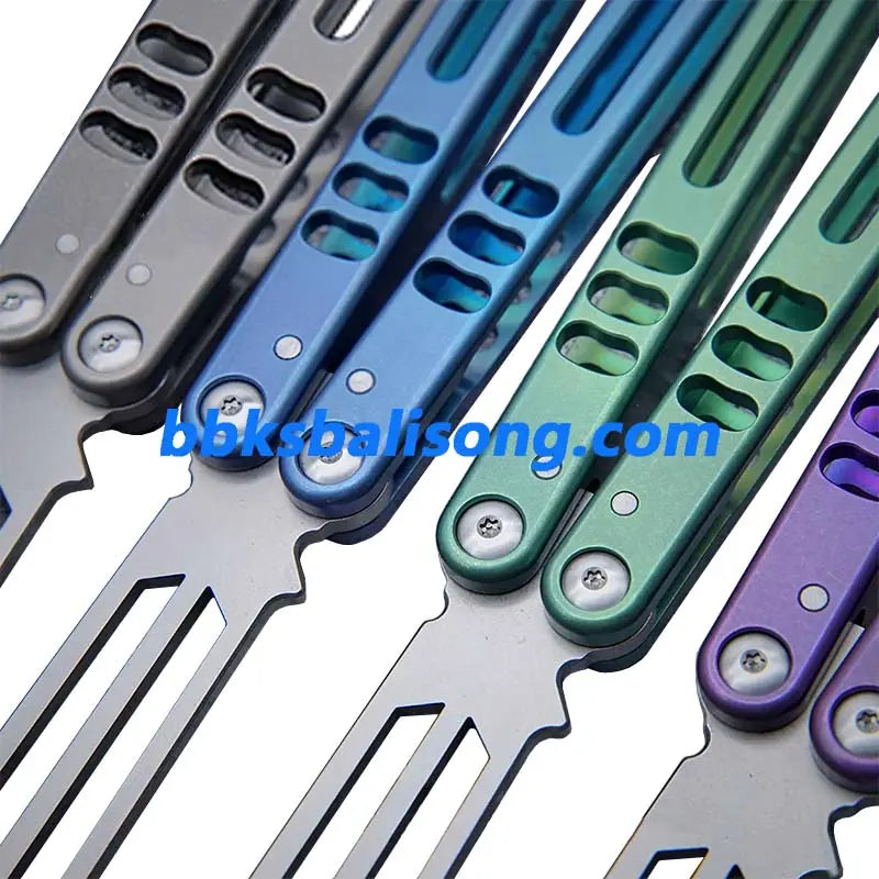 Theone Titanium Madko (Mad Mako) Balisong Trainer Clone - BBKSbalisong