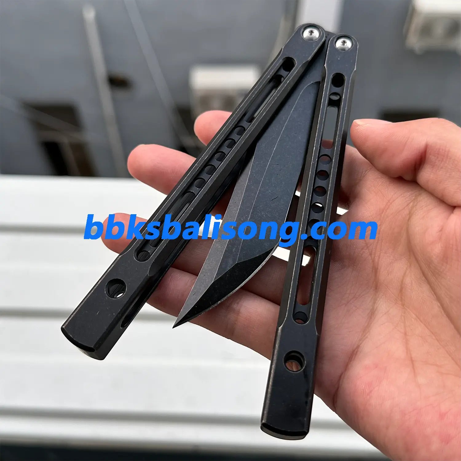 Theone Monarch V2 Balisong Clone Titanium Handle - BBKSbalisong