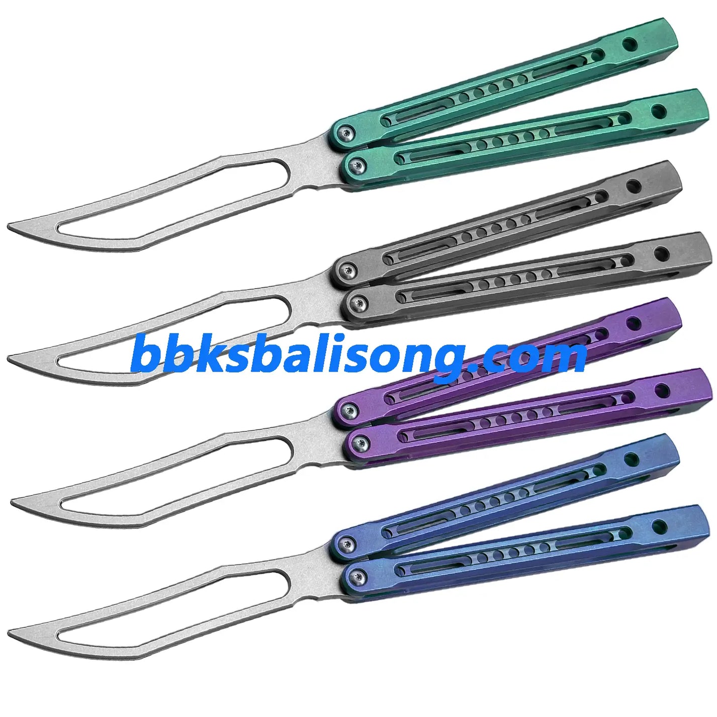 Theone Monarch V2 Balisong Clone Titanium Handle - BBKSbalisong