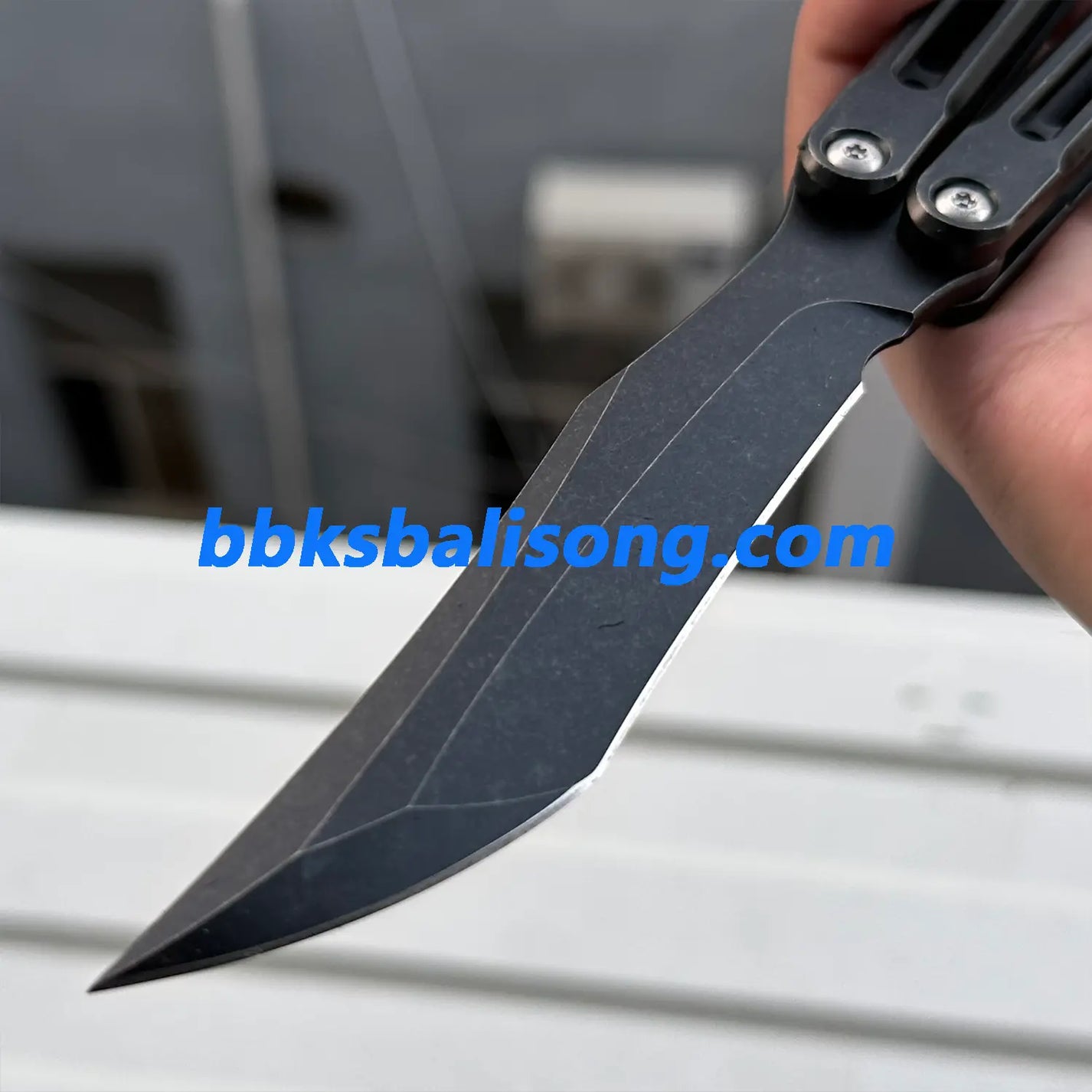 Theone Monarch V2 Balisong Clone Titanium Handle - BBKSbalisong