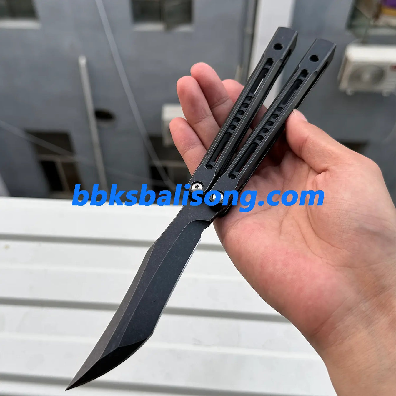 Theone Monarch V2 Balisong Clone Titanium Handle - BBKSbalisong