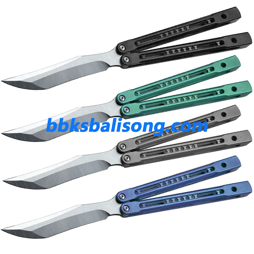 Theone Monarch V2 Balisong Clone Titanium Handle - BBKSbalisong