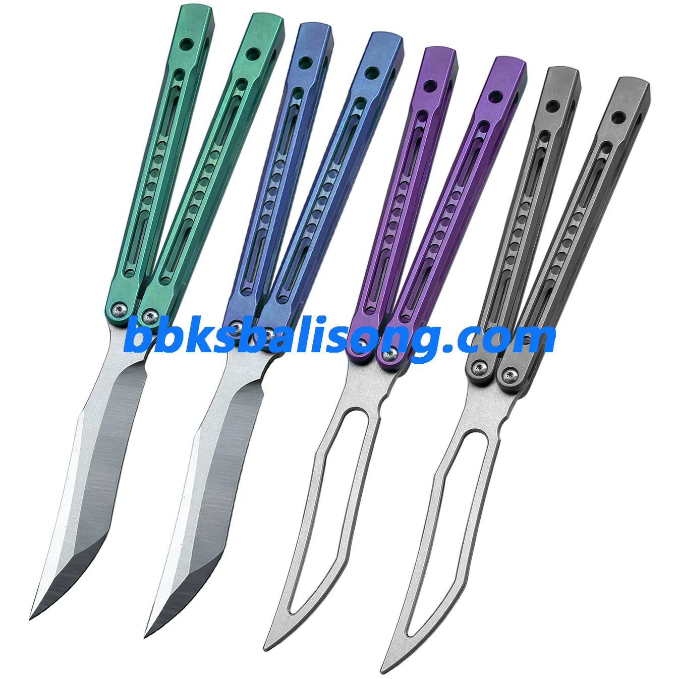 Theone Monarch V2 Balisong Clone Titanium Handle - BBKSbalisong