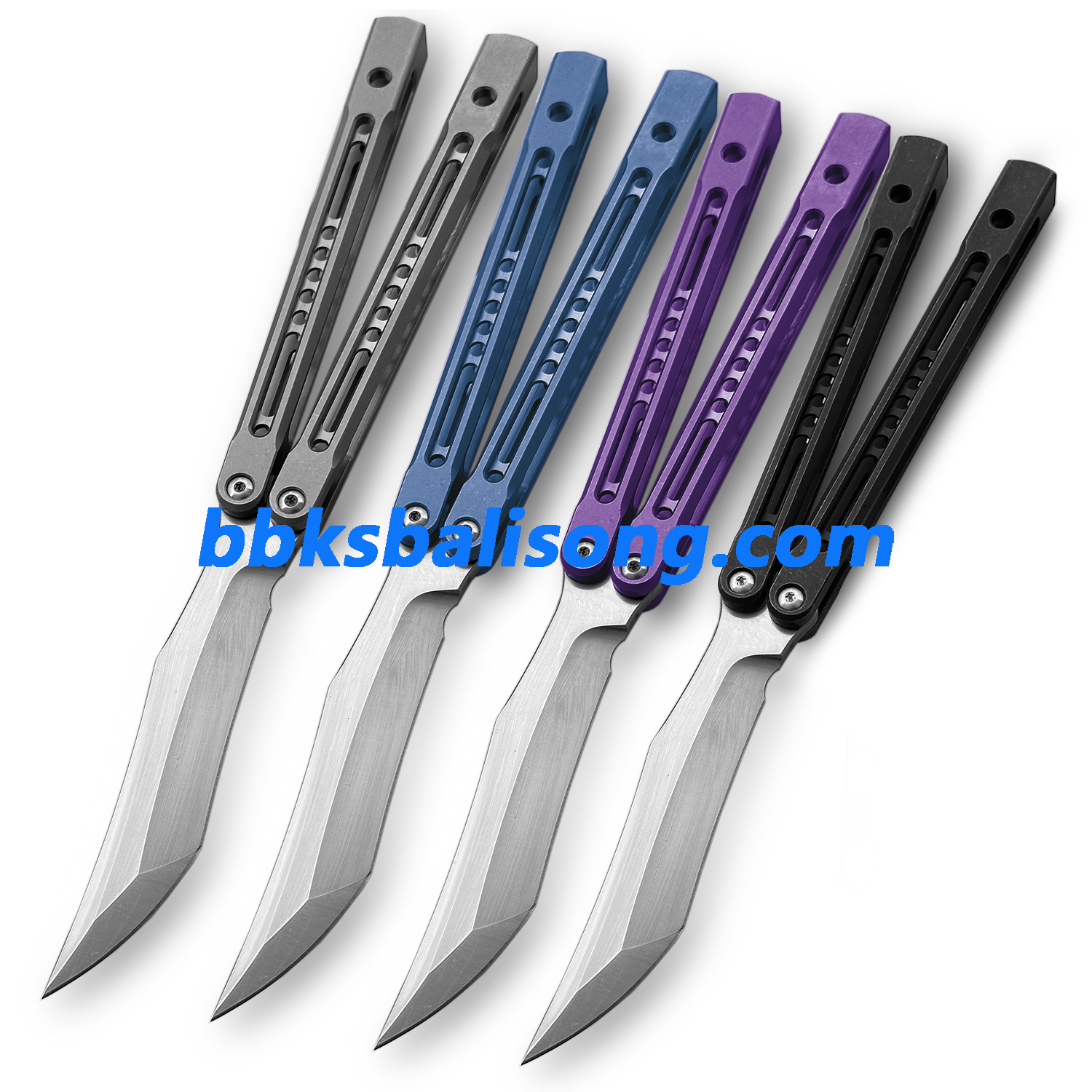 Theone Monarch V2 Balisong Clone Titanium Handle - BBKSbalisong