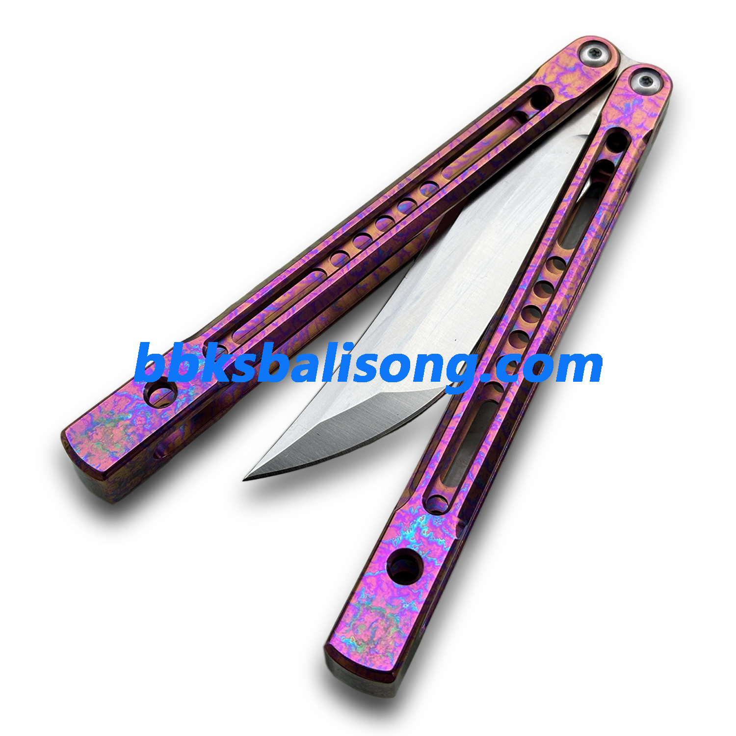 Theone Monarch V2 Balisong Clone Titanium Handle - BBKSbalisong