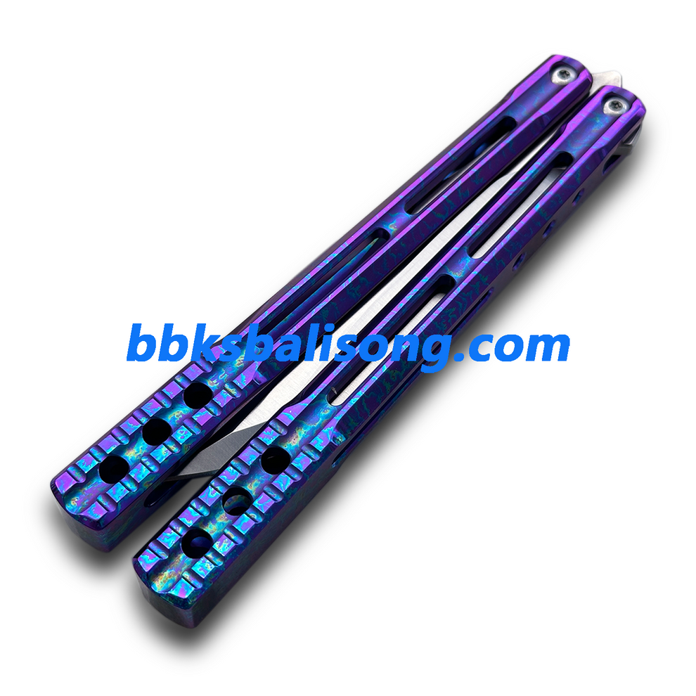 Theone Orca Balisong Clone Titanium Handle - BBKSbalisong