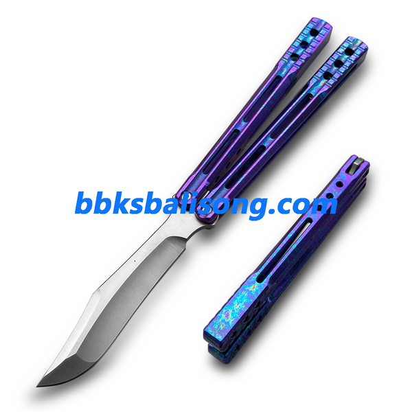 Theone Orca Balisong Clone Titanium Handle - BBKSbalisong