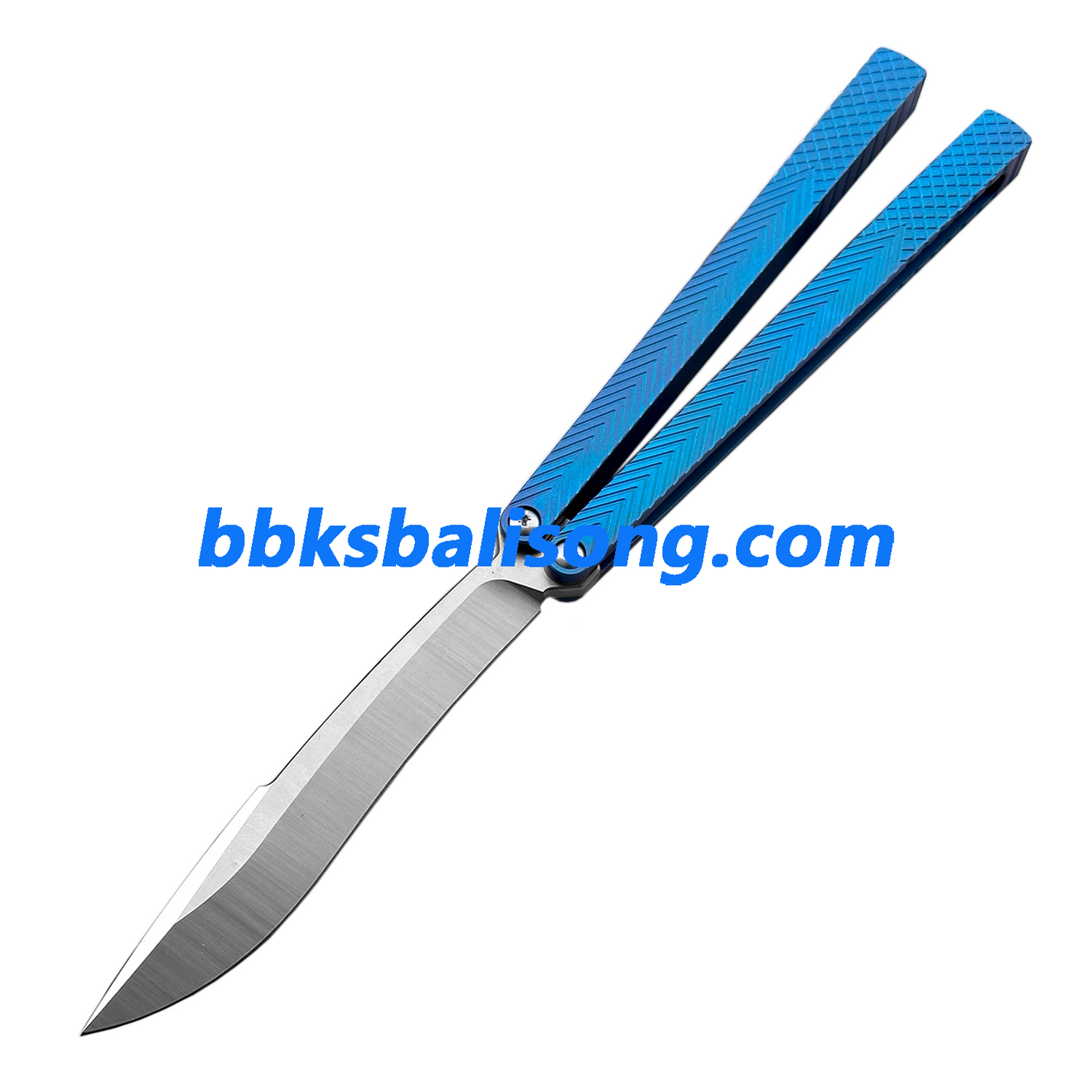 Theone Serif Balisong Clone Titanium Handle - BBKSbalisong