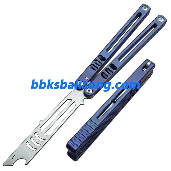 Theone Titanium Madko (Mad Mako) Balisong Trainer Clone - BBKSbalisong
