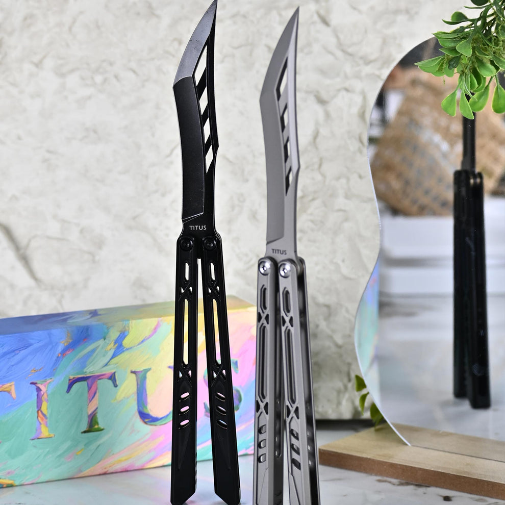 Titus Morph Balisong Titanium Handle – BBKSbalisong