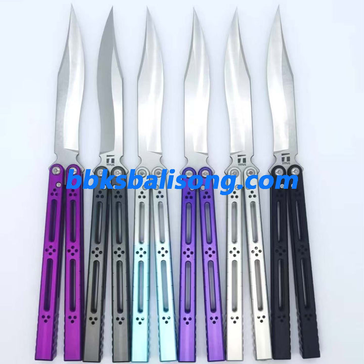 Titus HOM Basilisk Balisong Clone 7075 Aluminum