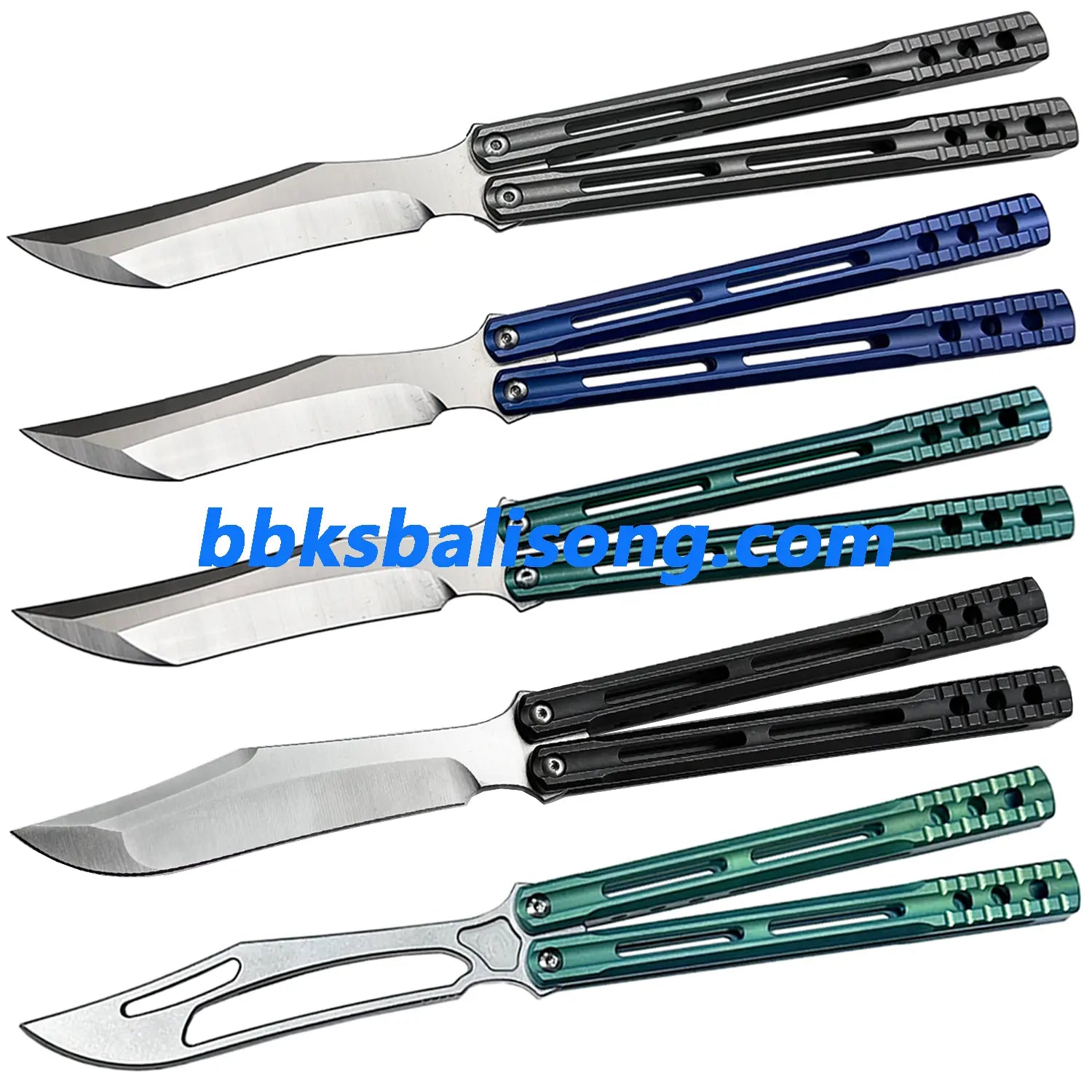 Theone Orca Balisong Clone Titanium Hnadle – BBKSbalisong