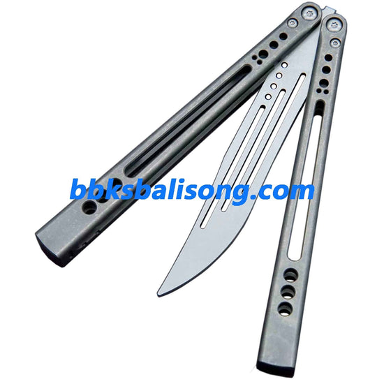Theone Gale Balisong Clone Titanium Handle - BBKSbalisong