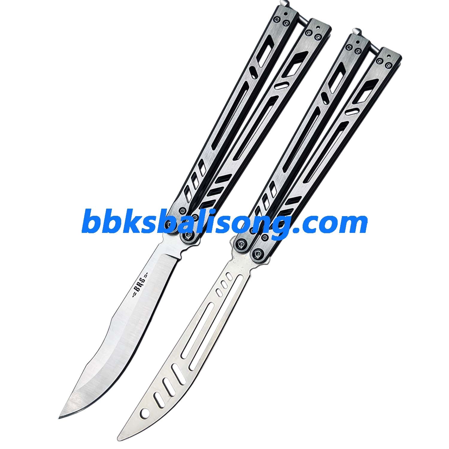 Theone Barebones Balisong Clone Stainless Steel Handle - BBKSbalisong