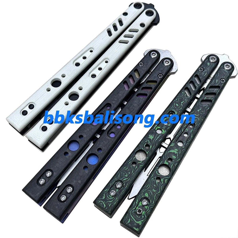 ARMED SHARK BRS Replicant (REP) Balisong Clone Titanium+G10 Handle ...