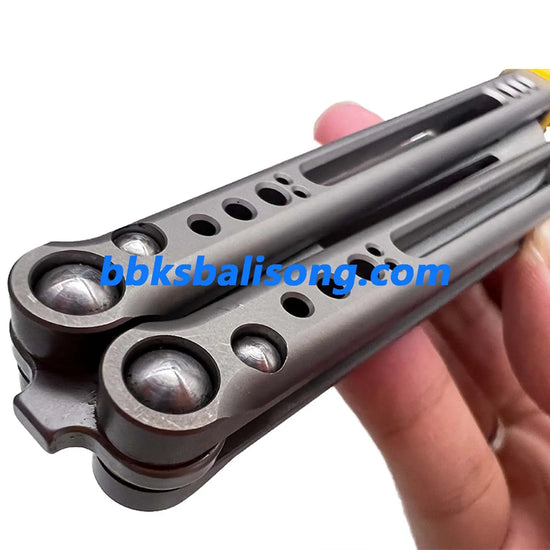 ARMED SHARK Svix Gale V4 Balisong Clone Titanium Handle – BBKSbalisong