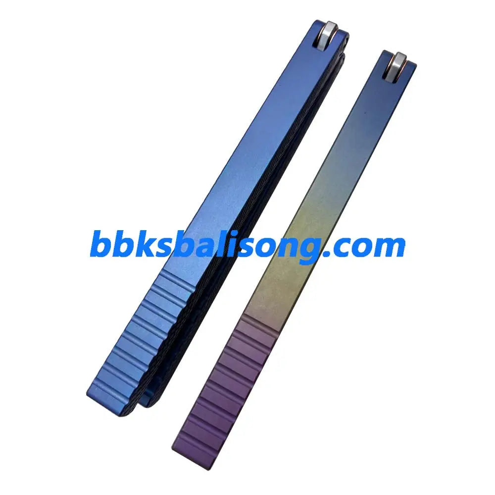 Theone Serif Balisong Clone Titanium Handle - BBKSbalisong