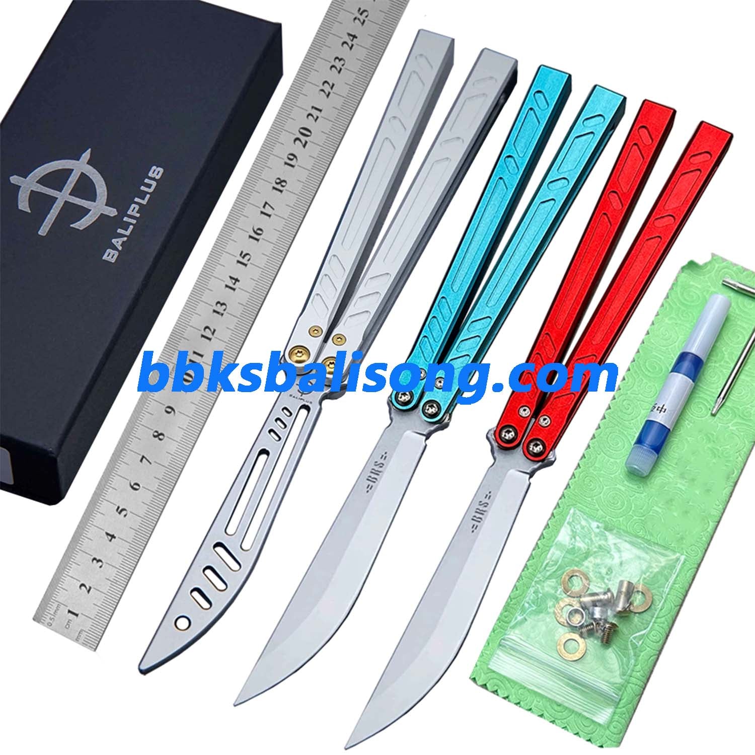 New Baliplus Barebones Balisong Clone 7075 Aluminum Channel Handle ...