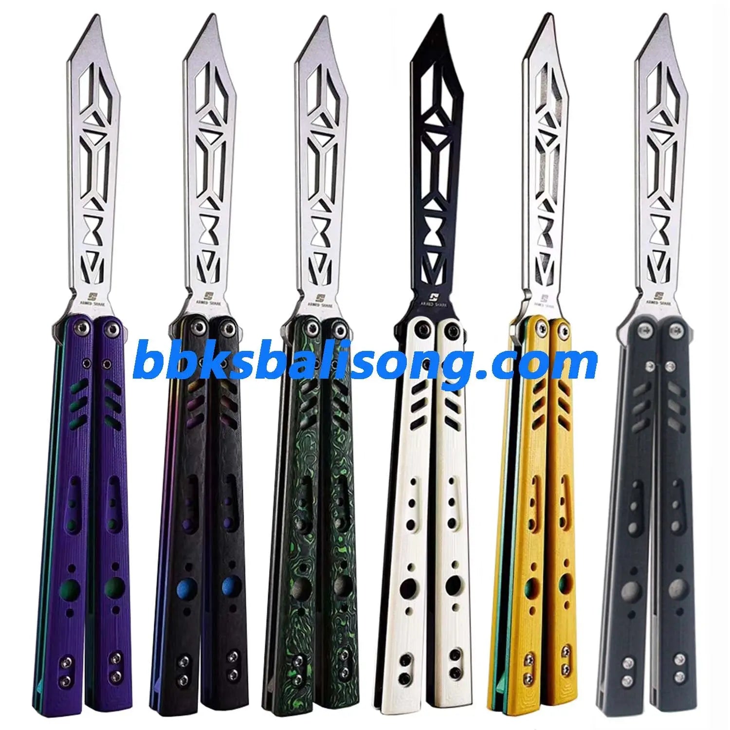 ARMED SHARK BRS Replicant (REP) Balisong Clone Titanium+G10 Handle ...