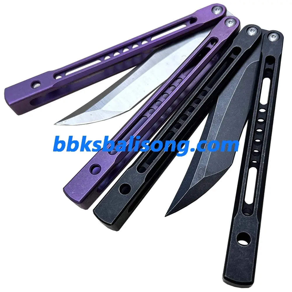 Theone Monarch V2 Balisong Clone Titanium Handle - BBKSbalisong