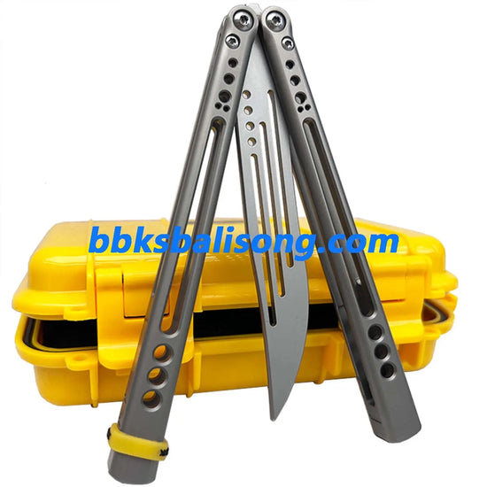 ARMED SHARK Svix Gale V4 Balisong Clone Titanium Handle – BBKSbalisong